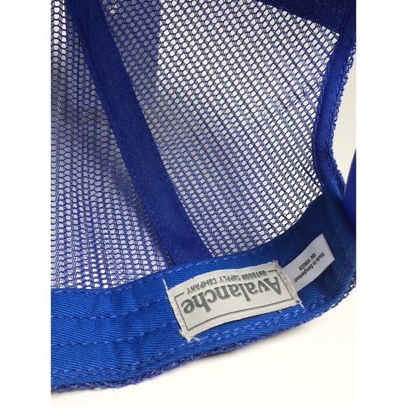 Avalanche | Accessories | Avalanche Outdoor Supply Company Mens Blue Trucker Mesh Snapback Hat ...